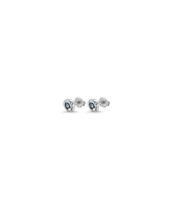 UNODE50 Sterling Plated Crystal Drop Earrings