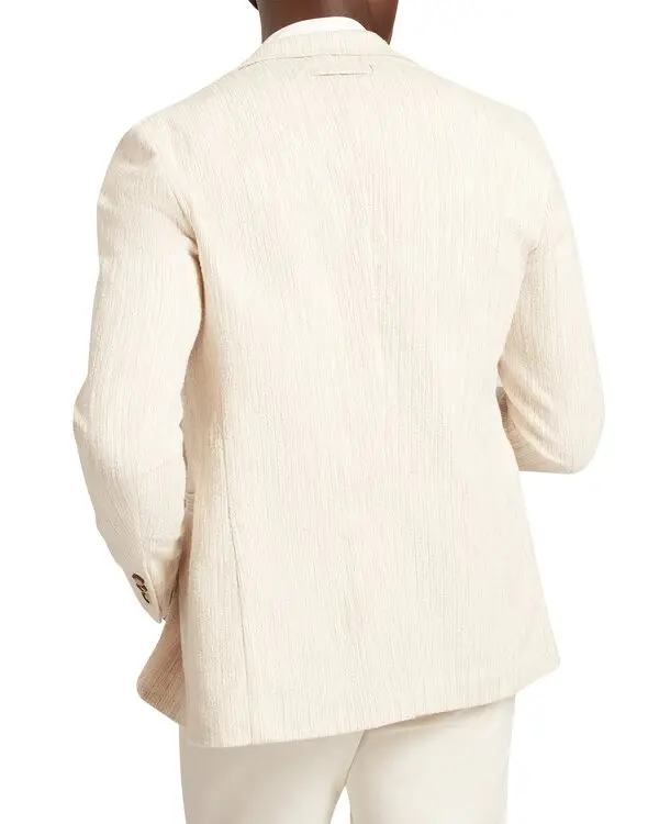 Ted Baker London Rusticj Regular Fit Textured Boucle Cotton Blend Blazer
