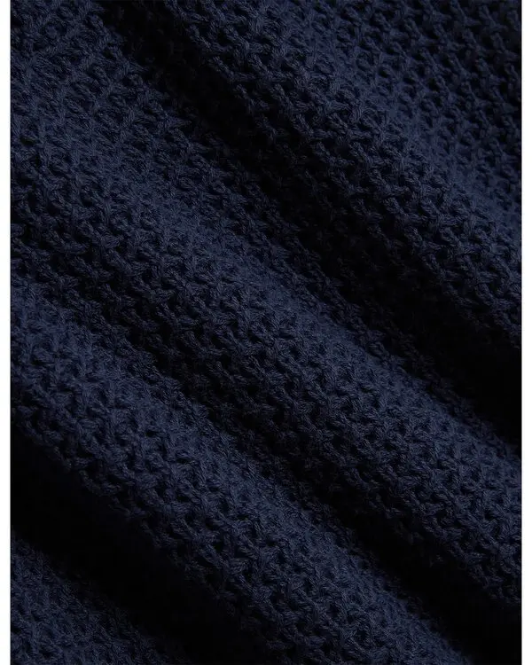 Ted Baker London Sachair Textured Knit Open Neck Polo