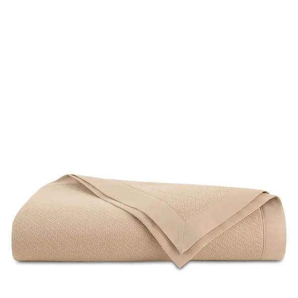 Donna Karan New York Luxe Egyptian Cotton Bed Blanket, King - Gold