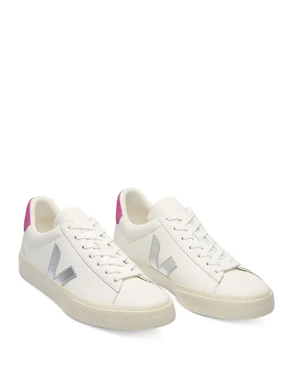 VEJA Campo Sneakers - White Silver