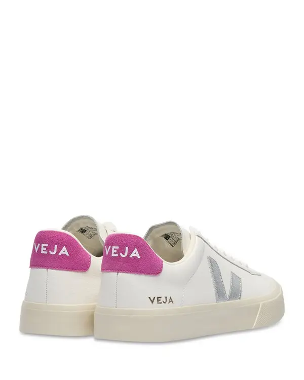 VEJA Campo Sneakers - White Silver