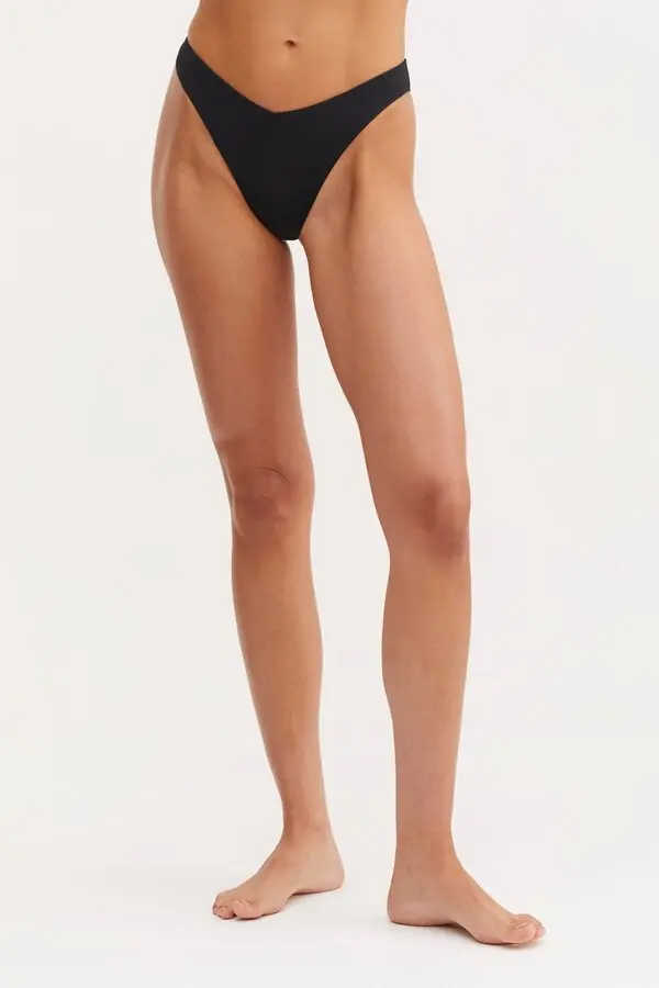 AU NATUREL BY GOTTEX Iman High Leg Swim Bottom - Red
