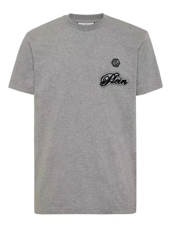 Philipp Plein Logo-embroidered T-shirt