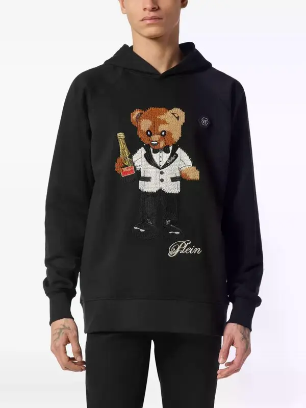 Philipp Plein Hooded Sweatshirt - Black