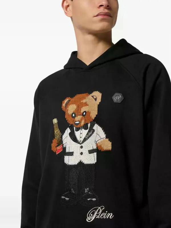 Philipp Plein Hooded Sweatshirt - Black