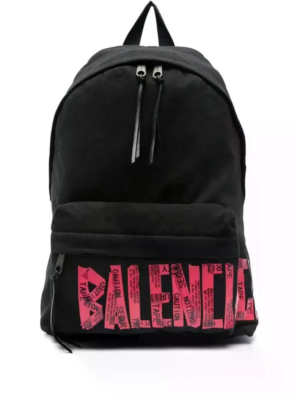 Balenciaga Logo-print Backpack - Black