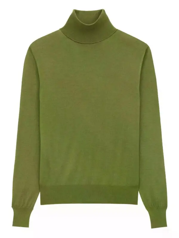 Saint Laurent Turtleneck Sweater - Green