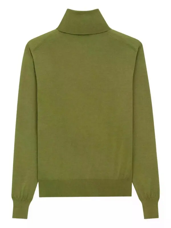 Saint Laurent Turtleneck Sweater - Green