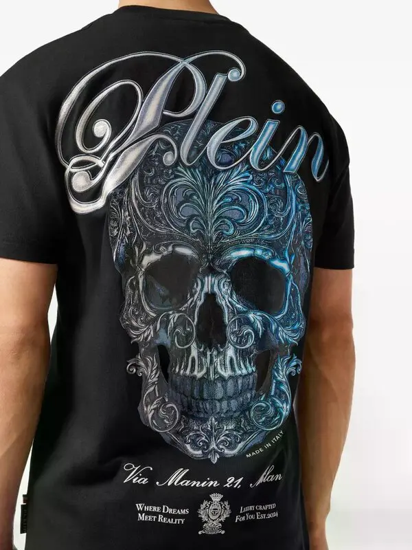 Philipp Plein Skull-print Cotton T-shirt