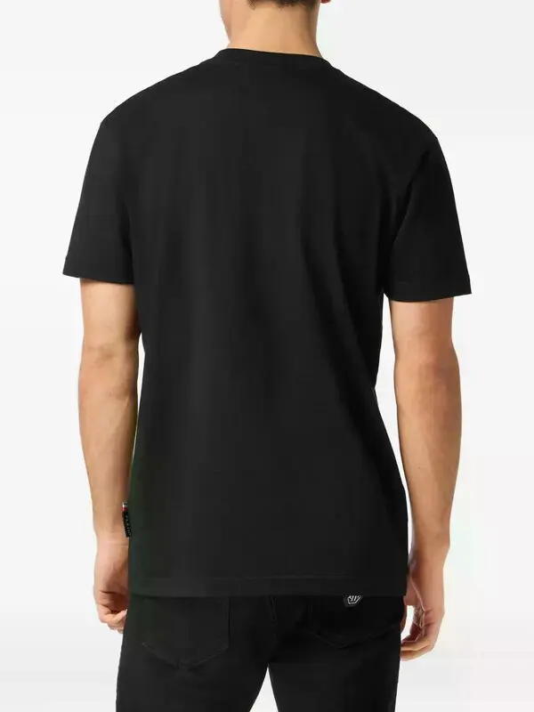 Philipp Plein Logo-embroidered T-shirt