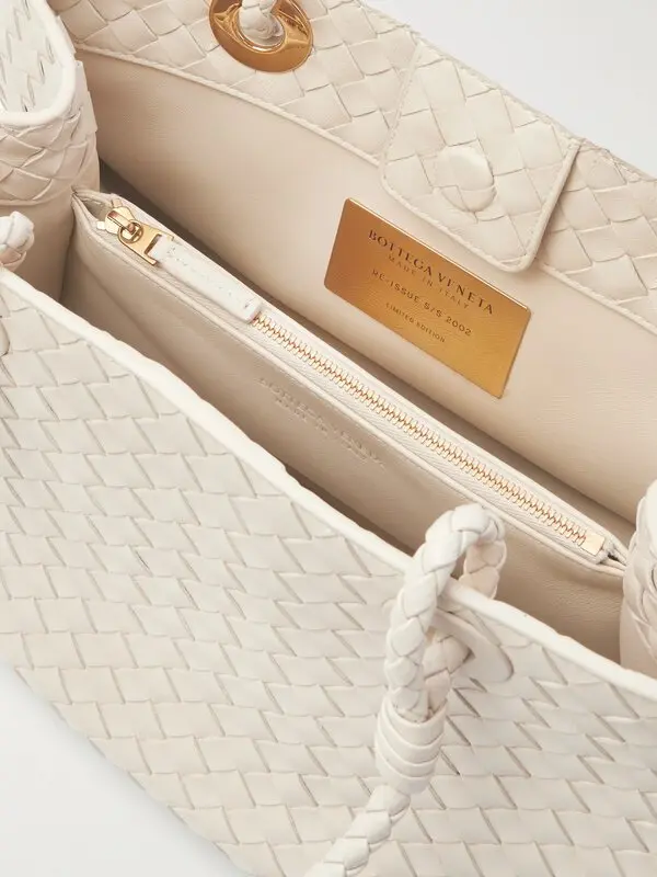 Bottega Veneta Basket Medium Intrecciato Leather Tote