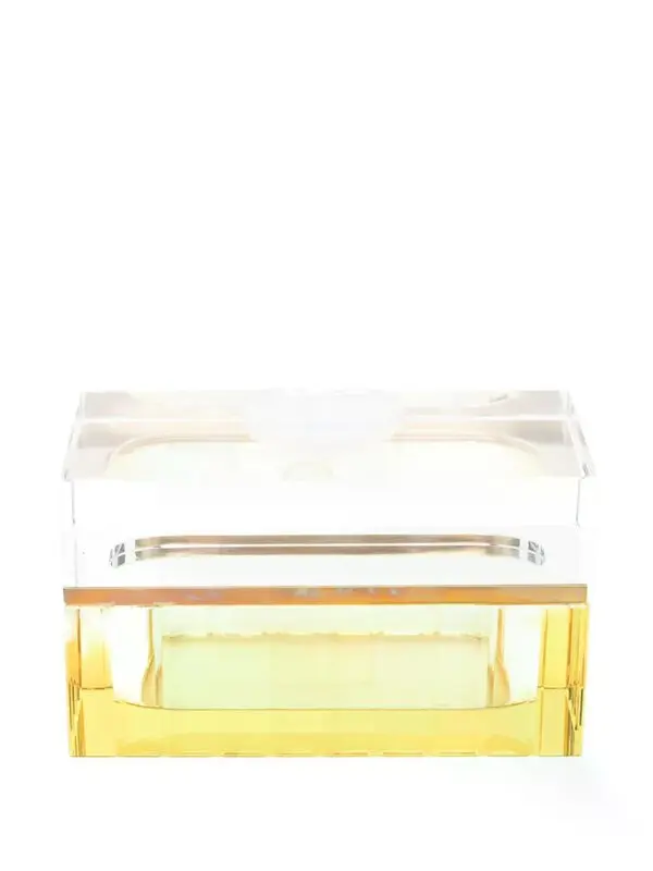 REFLECTIONS COPENHAGEN Transparent Trinked Box - Yellow