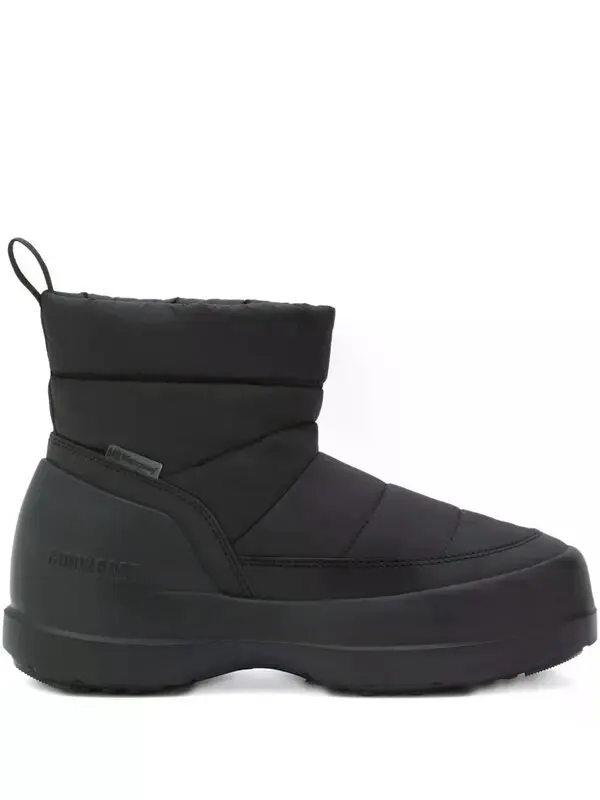 Moon Boot Mezzaluna Padded Quilted Boots - Black