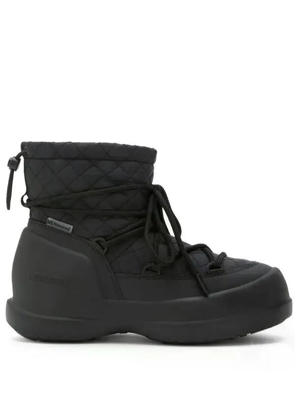 Moon Boot Luna Quilted Snow Boots - Black