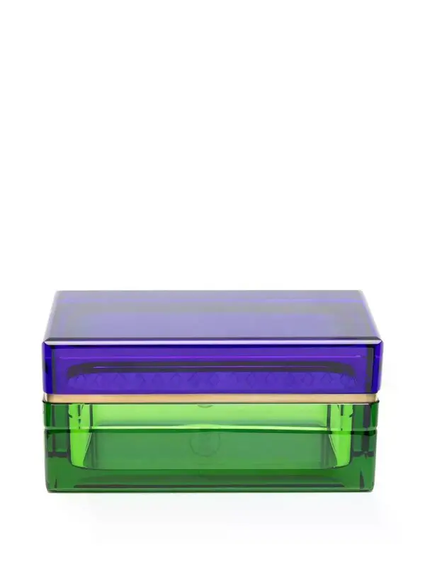 REFLECTIONS COPENHAGEN Colourblock Trinket Box - Blue