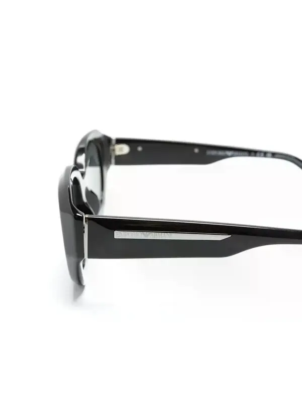 Emporio Armani Oval-frame Sunglasses