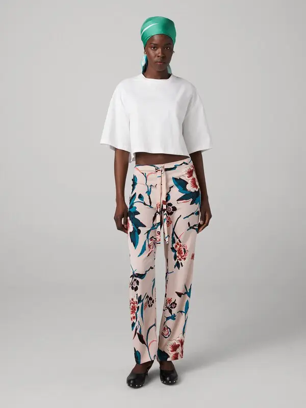 Diane Von Furstenberg Straight Leg Pants