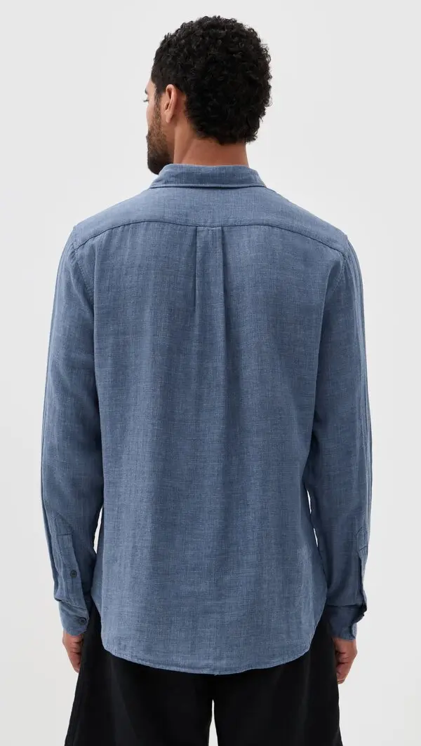 Vince Double Face Long Sleeve Shirt