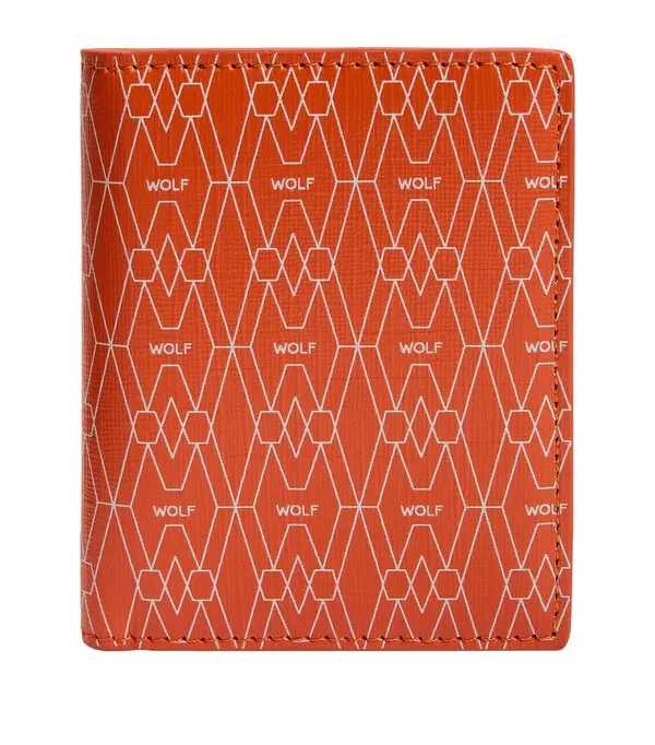 Wolf Signature Id Card Case - Orange
