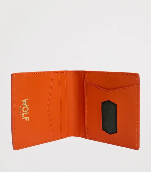 Wolf Signature Id Card Case - Orange
