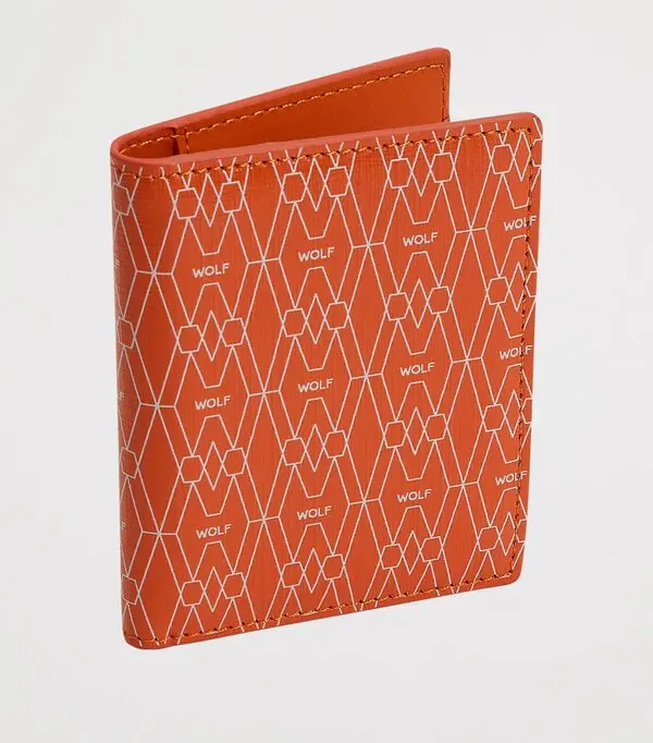 Wolf Signature Id Card Case - Orange