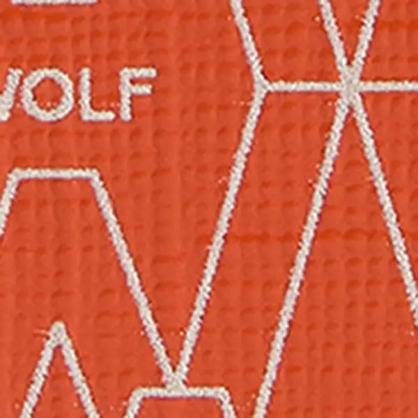 Wolf Signature Id Card Case - Orange