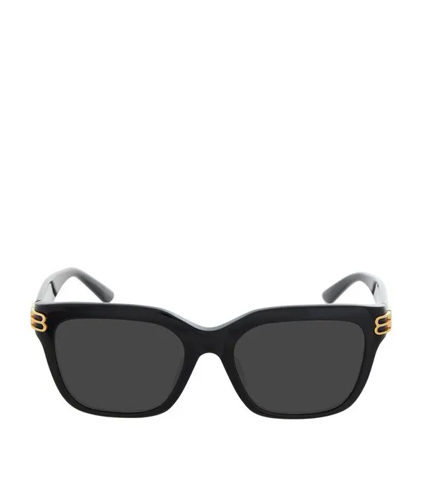 Balenciaga Casino Square Af Bb0433sk Sunglasses - Black