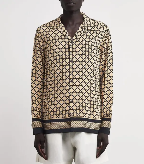 Sandro Check Long-sleeve Shirt