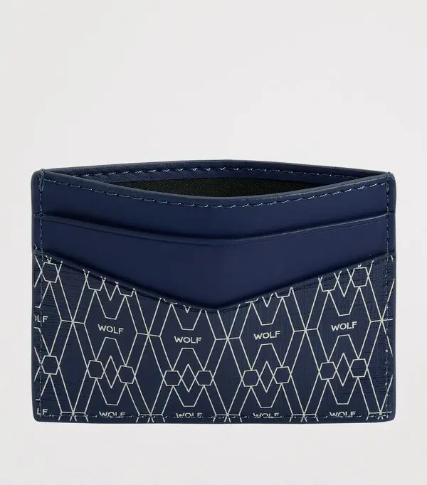 Wolf Signature Card Holder - Blue