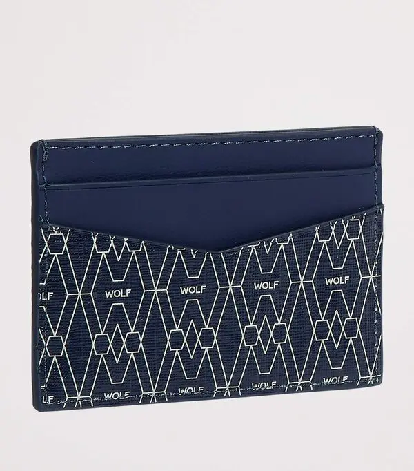Wolf Signature Card Holder - Blue