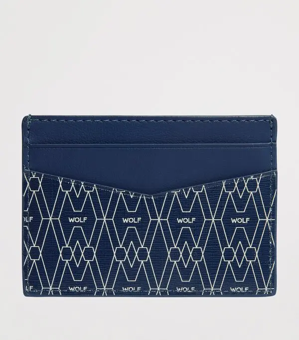 Wolf Signature Card Holder - Blue