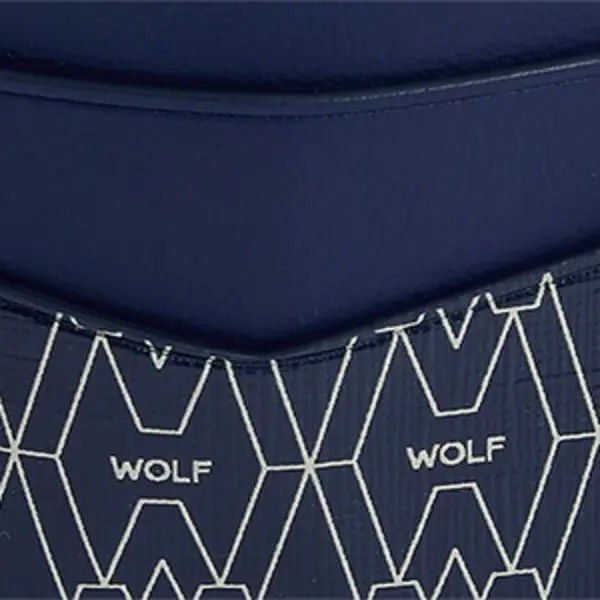 Wolf Signature Card Holder - Blue
