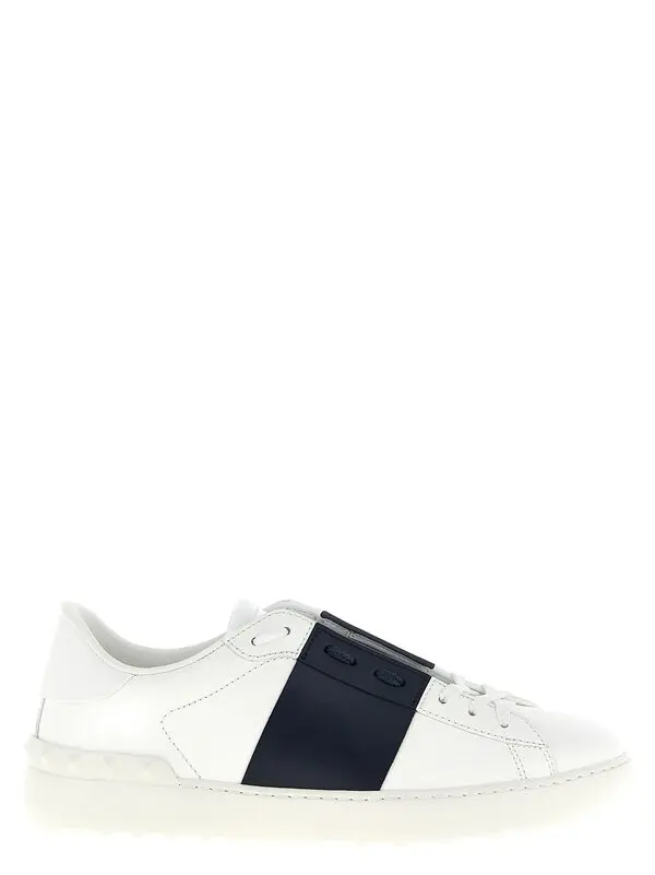 Valentino Garavani Open' Leather Sneakers - Blue