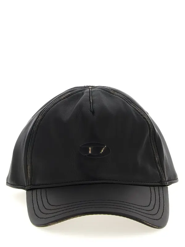 Diesel C-heather Cap - Black