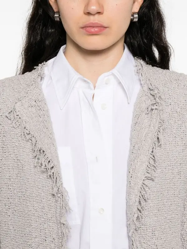 IRO PARIS Shavani Cotton Jacket - Light Grey