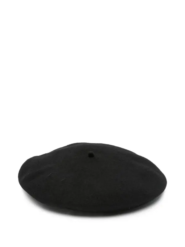 Emporio Armani Wool Basque Hat - Black