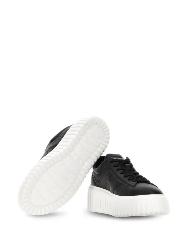 HOGAN PRE H Stripes Leather Sneakers