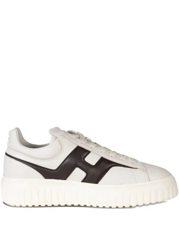 HOGAN PRE H Stripes Leather Sneakers