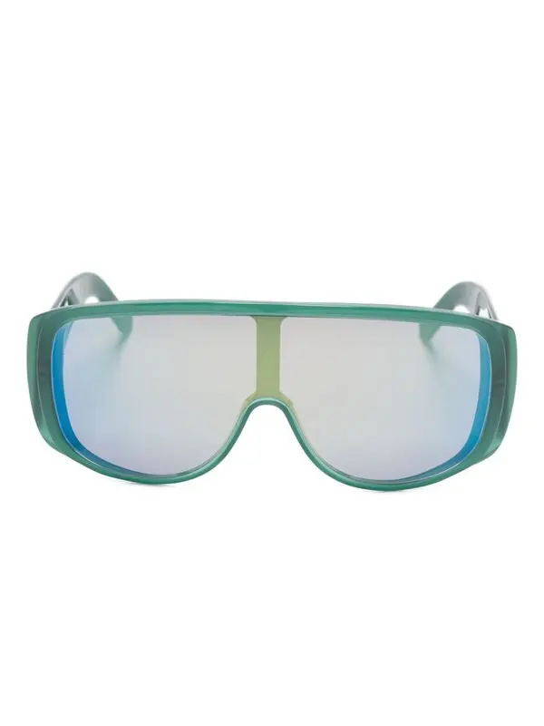 MAISON MARGIELA Mask Sunglasses - Green