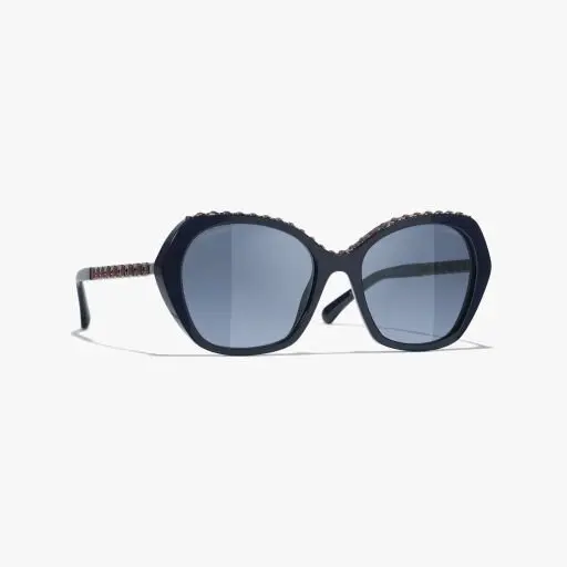 Chanel Butterfly Sunglasses - Dark Blue