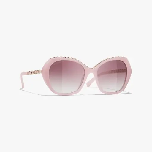 Chanel Butterfly Sunglasses - Light Pink