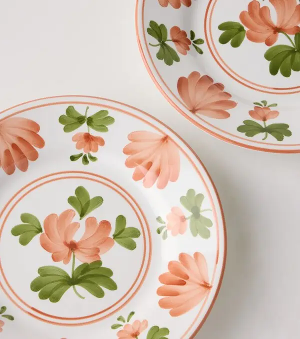 CABANA Blossom Ceramic Dessert Plate - Multicoloured