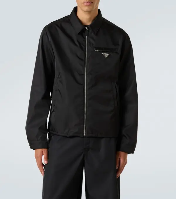 Prada Re-nylon Blouson Jacket - Black