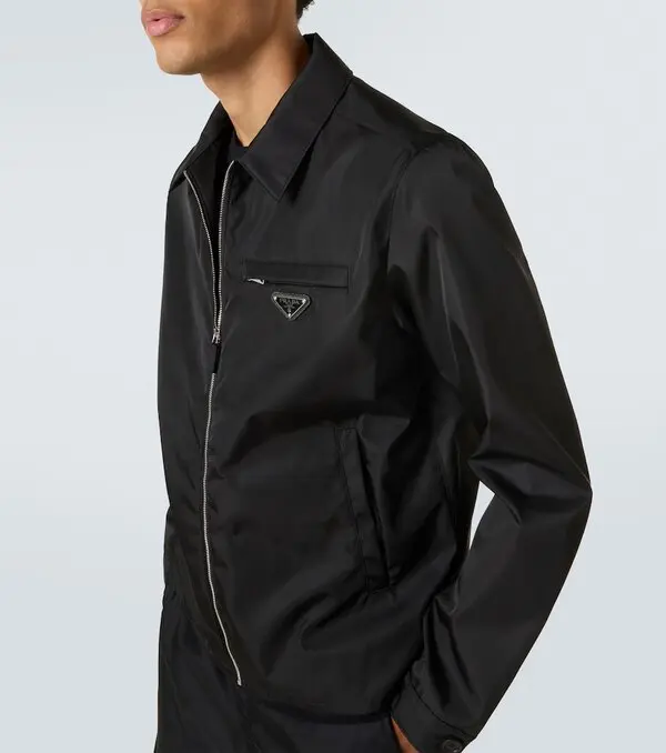 Prada Re-nylon Blouson Jacket - Black