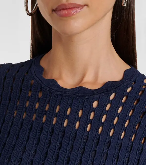 Simkhai Open-knit Top