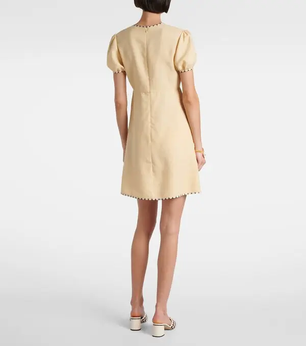 Valentino Garavani Floral Embroidered Minidress