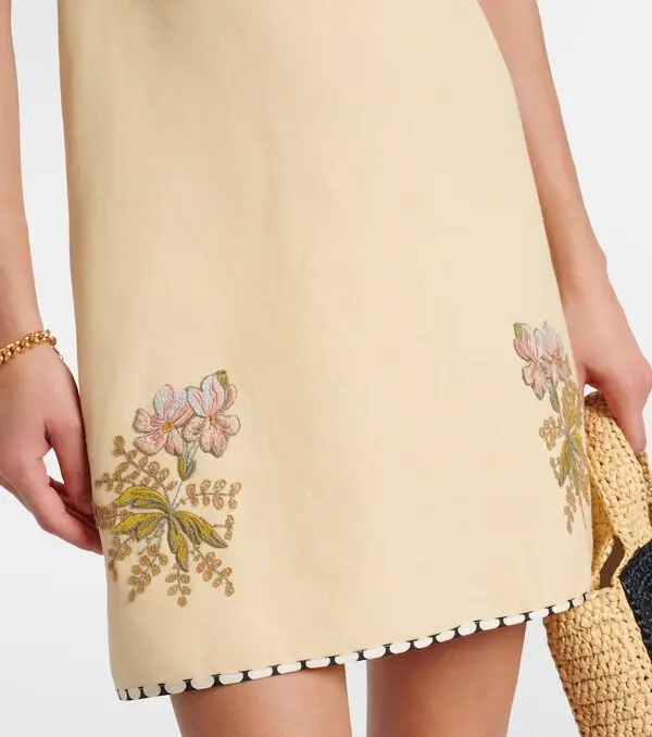 Valentino Garavani Floral Embroidered Minidress