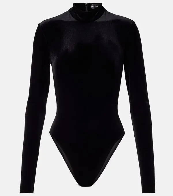 David Koma Velvet Bodysuit