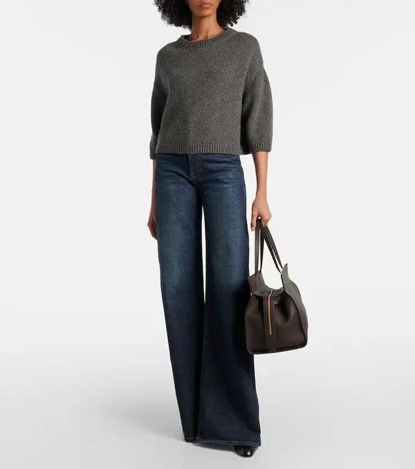 Khaite Crosby Leather Tote